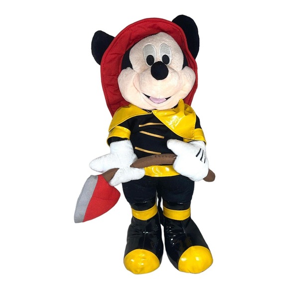 Disney | Toys | Disney Mickey Mouse Plush Large Fireman Firefighter Axe ...
